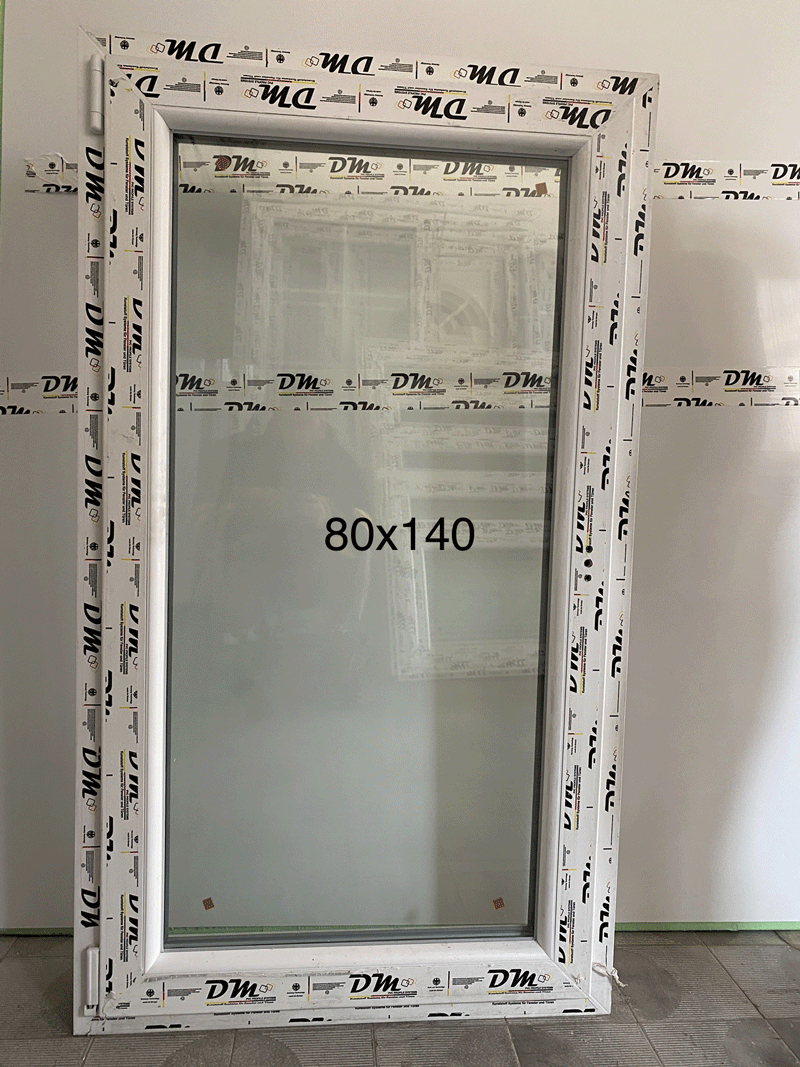 Jednokrilni pvc prozor 80×140