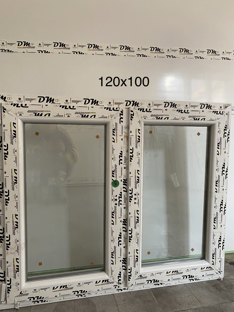 Dvokrilni pvc prozor 120×100