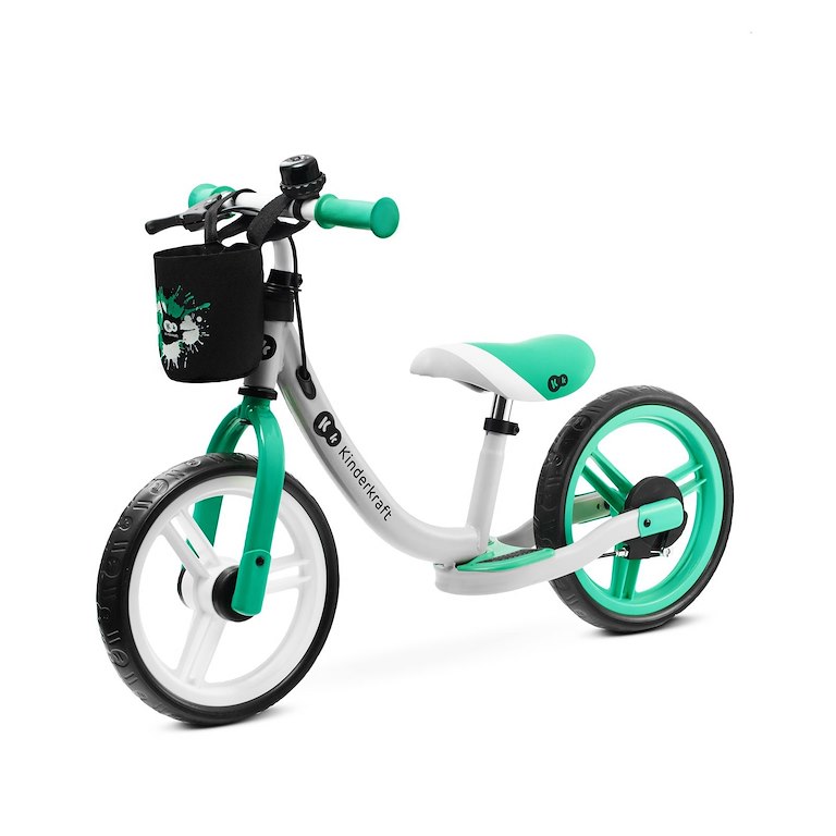 Balans bicikl bez pedala Kinderkraft SPACE 2021 light green