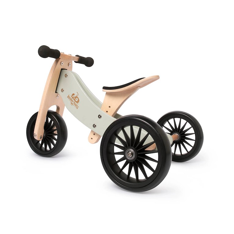 Kinderfeets Tiny Tot PLUS Silver Sage – 2u1 drveni balans bicikl
