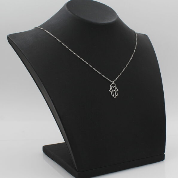 Srebrna ogrlica „HAMSA“ 1009