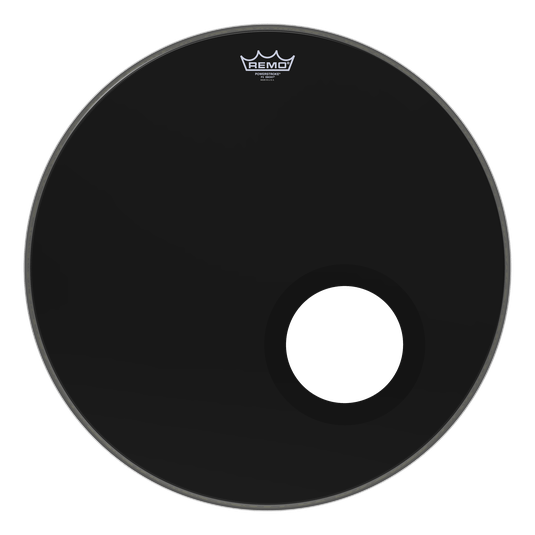 Remo 22" Powerstroke III Ebony Dynamo P3 1022 ES DM