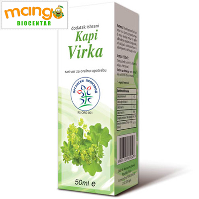 Biljne kapi virak 50ml – organski proizvod
