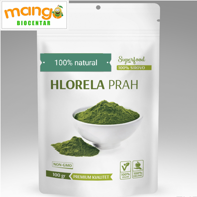 Hlorela prah 200gr – organski proizvod