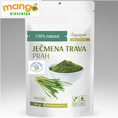 Ječmena trava prah 200gr organski proizvod – We are one