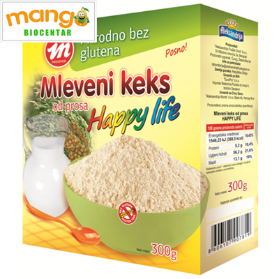 Mleveni keks 300g Aleksandrija – bez glutena