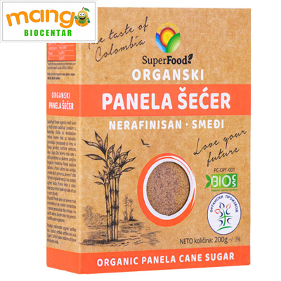 Panela šećer 200g – organski proizvod