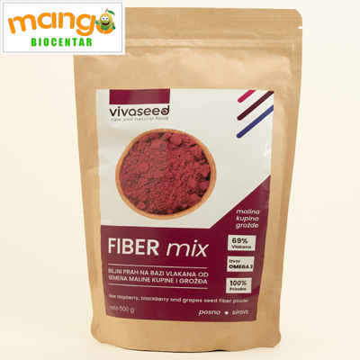 Fiber mix 500g ( protein semena maline, kupine i grožđa ) Viva seed