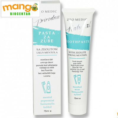 Zeo Medic pasta za zube sa zeolitom – ukus mentola 75ml