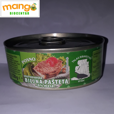 Biljna pašteta 120g – POSNO