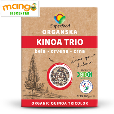 Kinoa trio 400g – organski proizvod