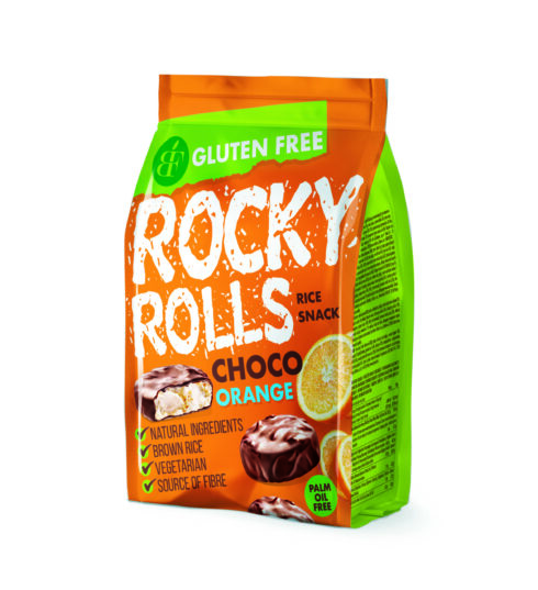 Rocky rolls čokolada pomorandža 70g bez glutena Benlian food