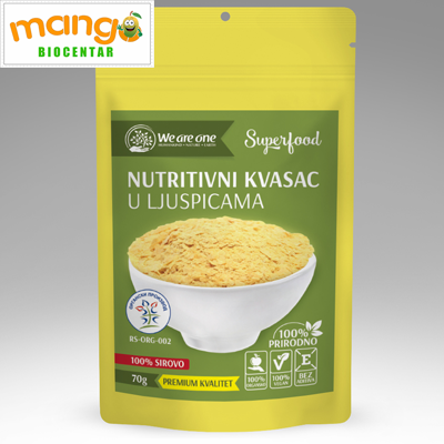 Nutritivni kvasac 70gr – organski proizvod