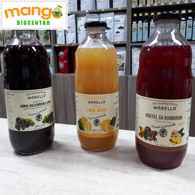 Prirodni sok limun menta 750ml Marella – bez dodatog šećera