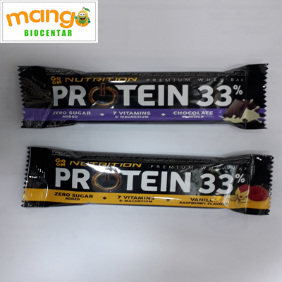 Protein bar vanila 50g – 33% proteina – bez dodatog šećera