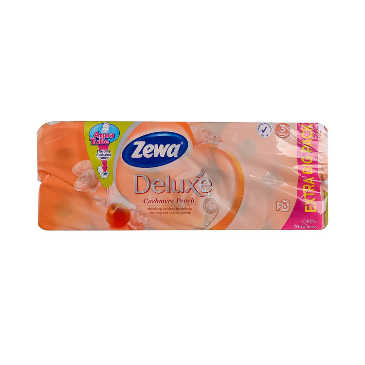 Zewa Deluxe Cashmere Peach troslojni toaletni papir 20 komada