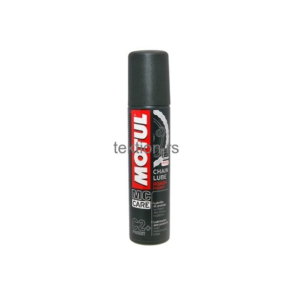 Motul MC Care C2+ Chain Lube Road sprej 100ml za podmazivanje lanaca beli sa PTFE