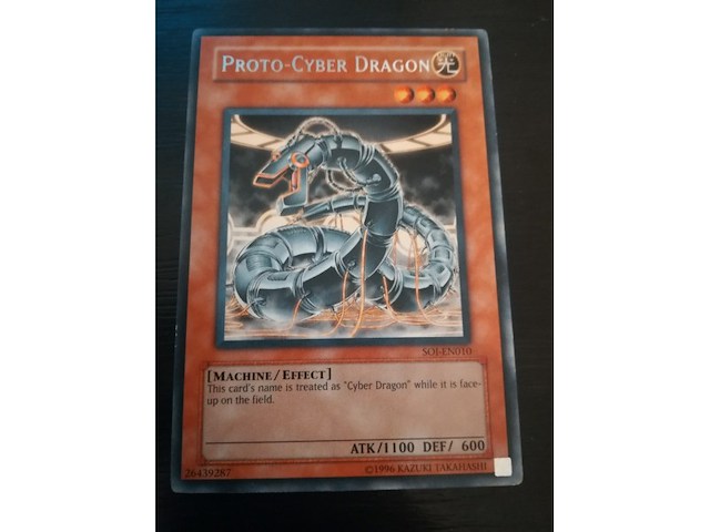 Yu-GI-OH!- Proto-Cyber Dragon  (Rare)