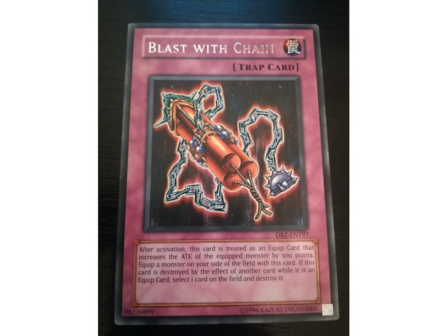 Yu-GI-OH!- Blast with Chain (Rare)