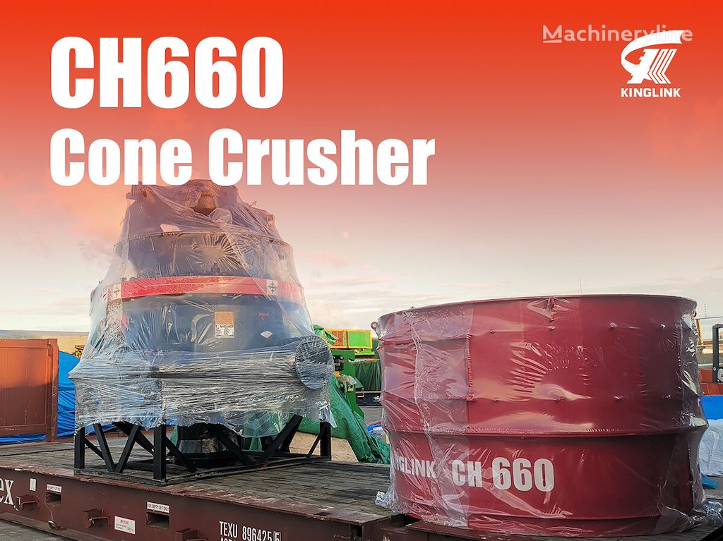 Nova Kinglink Sandvik Type CH660 (H6800) Cone Crusher konusna drobilica