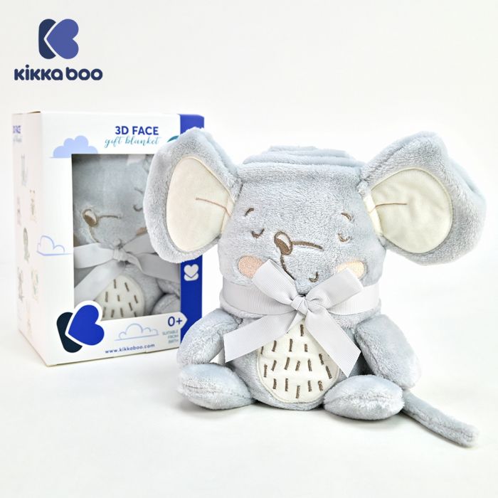 Kikka Boo Bebi ćebence sa 3D vezom u obliku igračke 75x100cm Joyful Mice KKB50111