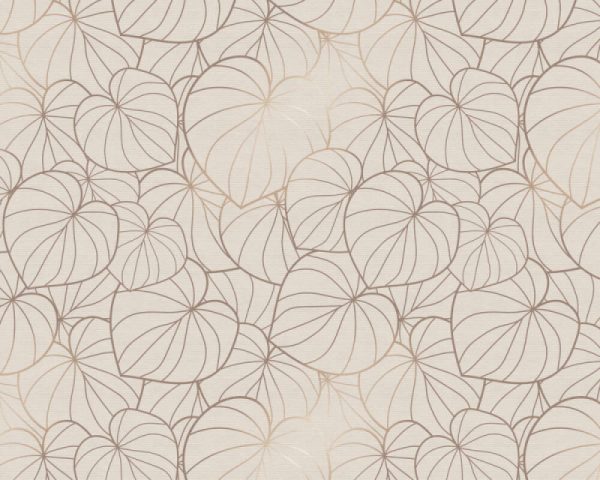 LIVINGWALLS WALLPAPER «FLORAL, BEIGE, PINK» 382801