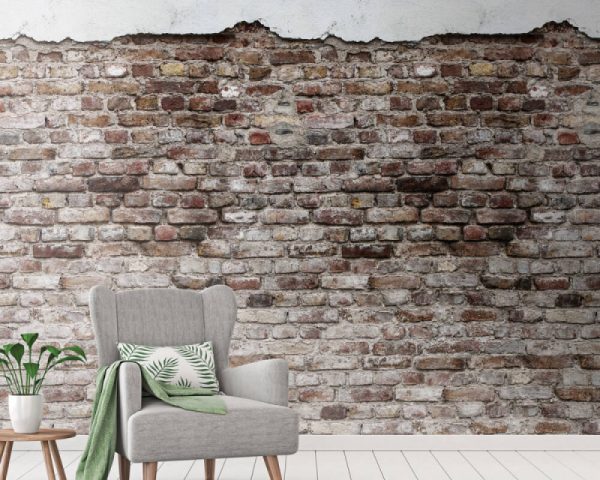 LIVINGWALLS WALLPAPER «STONE, BROWN, GREY, WHITE» 383331