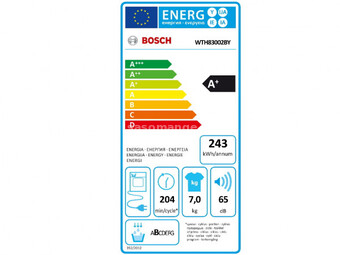 Mašina za sušenje veša BOSCH WTH83002BY7kgA+84,2x59,8x61,3cmbela