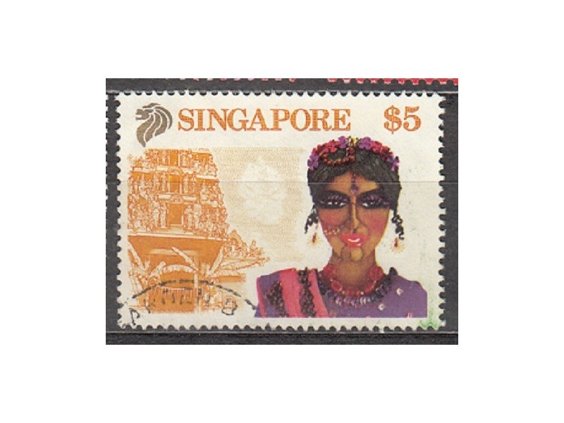 (L264) singapur zigosana marka 1990 god turizam