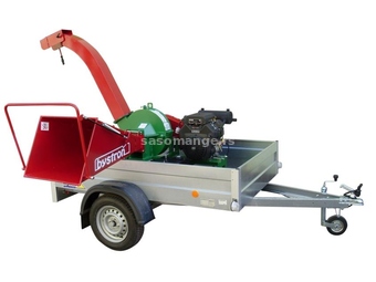 Prodaja seckalica za drvo BYSTRON - WOOD BLOCK CHIPPERS - PIRANA LONGA 23.5HP ON THE CHASSIS