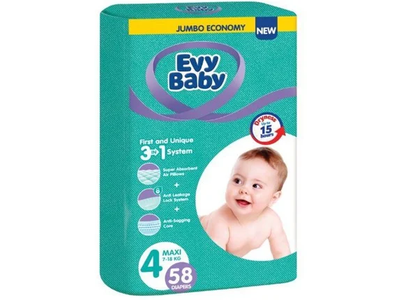 EvyBaby Pelene jumbo 4 maxi 8-18kg (58) 3u1