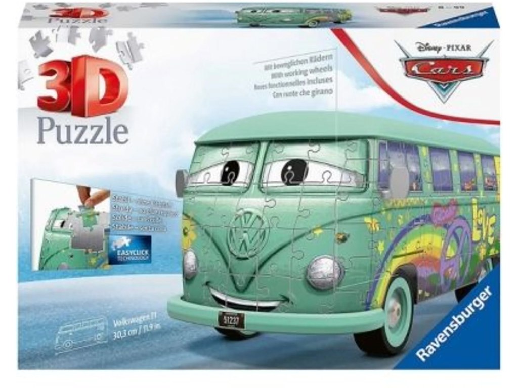 Ravensburger 3D puzzle (slagalice) VW Bus T1 Cars RA11185