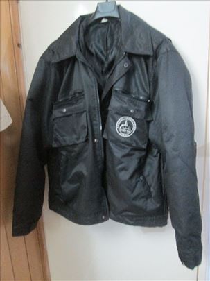 Crna jakna obezbeđenja XXL