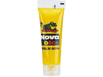 Nova Color Slikanje Akrilne boje 75g Žuta