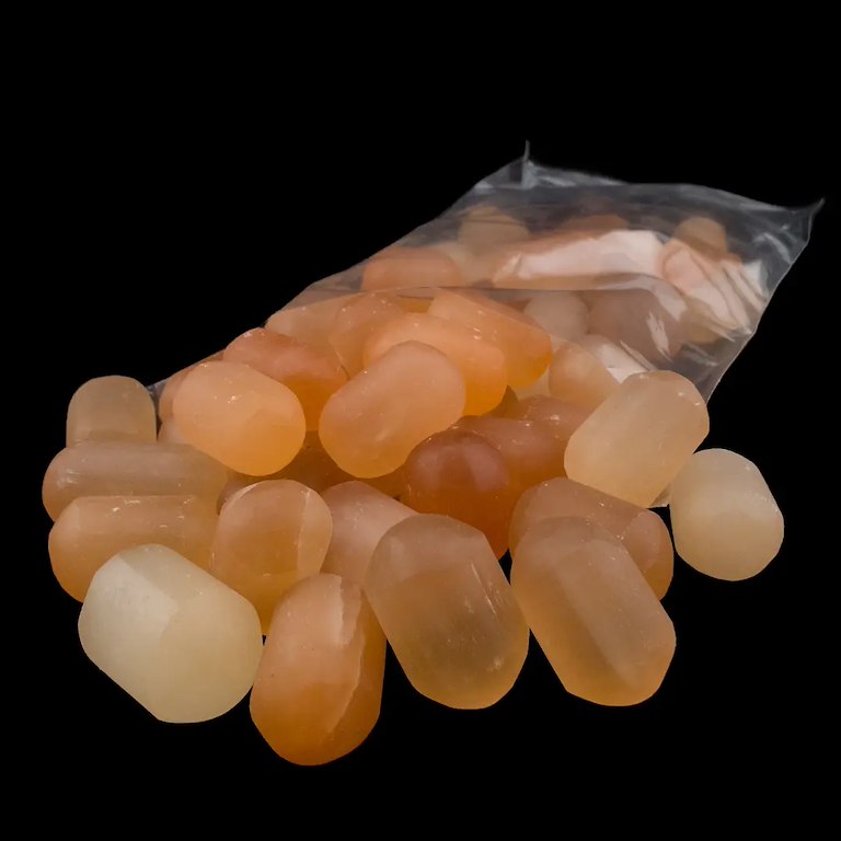 Narandžasti Selenit tumblovani na kilogram #7775P7