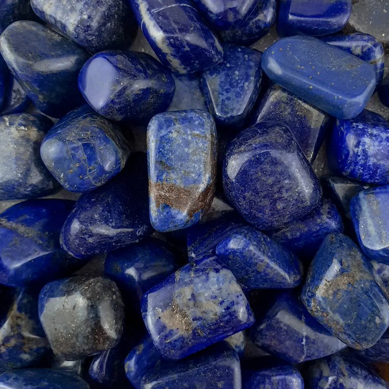 Lapis Lazuli tumblovani L-XL na kilogram #6460P6