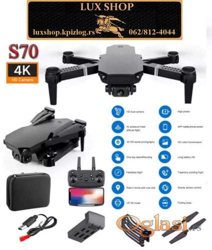 WIFI FPV RC 4K/Dual Quadcopter Dron RC Drone S70 PRO 2021