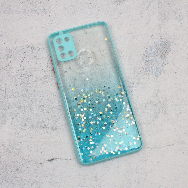 Maskica Frame Glitter za Samsung A217F Galaxy A21s mint