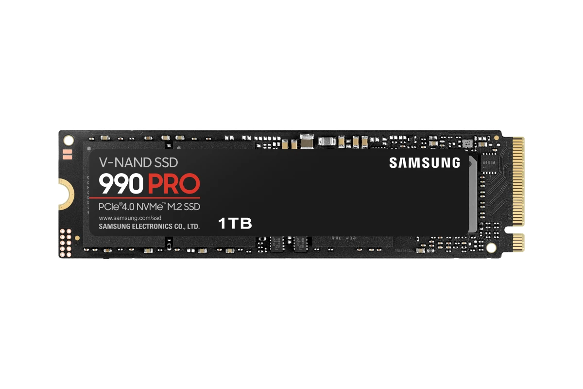Samsung 1TB M.2 NVMe 990 Pro (MZ-V9P1T0BW) SSD disk PCI Express 4.0 x4