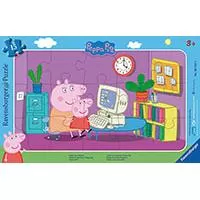 Pepa i mama Prase Puzzle slagalica 15 delova Ravensburger 06123