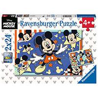 Disney Mickey Mouse Puzzle slagalica 2x24 dela Ravensburger 05578