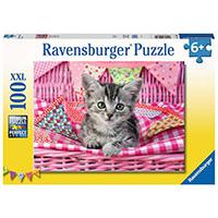 Ravensburger Puzzle 100 XXL delova Mače u ružičastom 12985