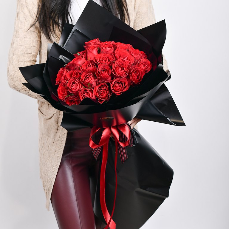 Elegantni buket ruža