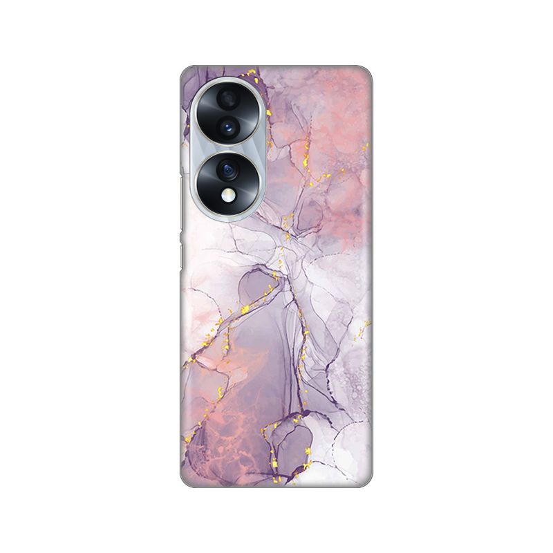 Maskica Silikonska Print za Huawei Honor 70 Pink Marble