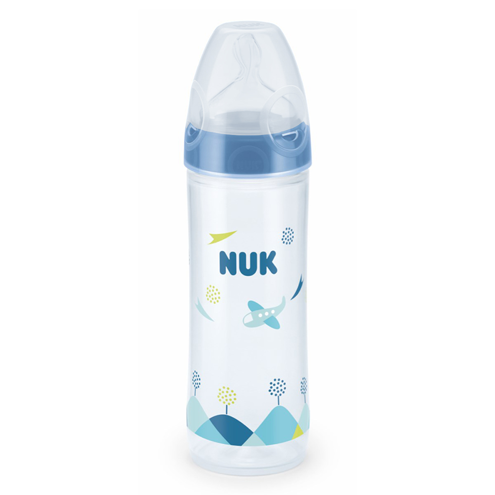 Nuk flašica plastična silikon 6-18m 741625.2