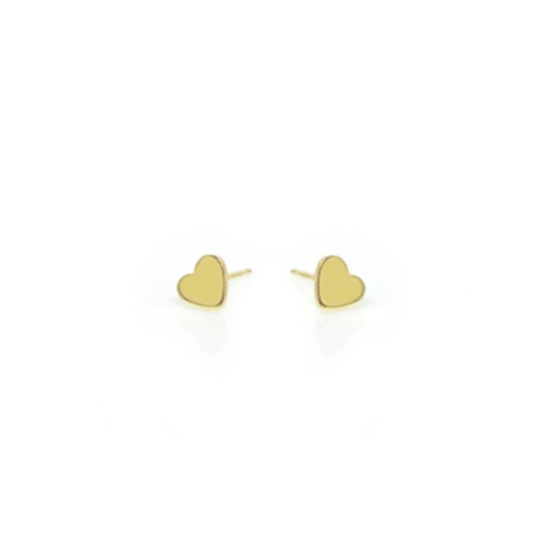 Earrings Yellow Heart
