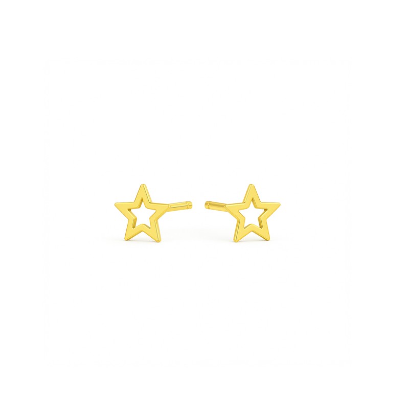 EARRINGS MINI MINI HOLLOW STAR