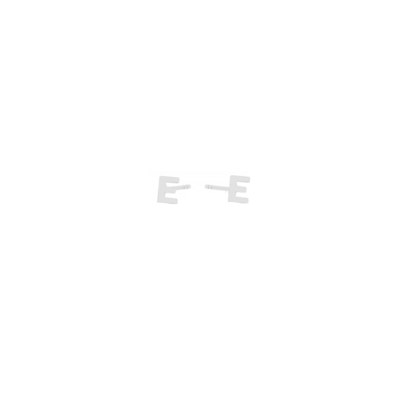 Earrings mini mini letter E