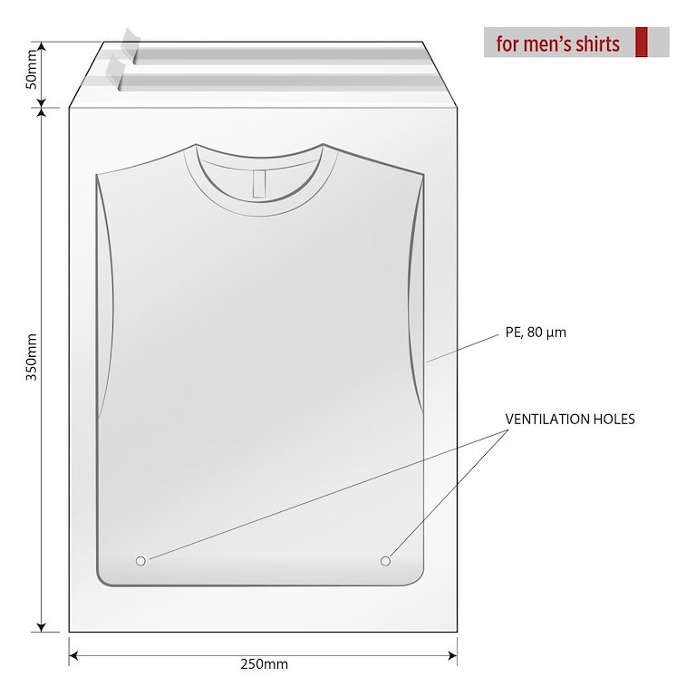 POLY BAG 25 x 35, kesa za pakovanje, dimenzije 25 x 35 cm, transparentna