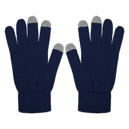 TOUCH GLOVE, rukavice sa tri aktivna „touch“ prsta, plavi, L/XL